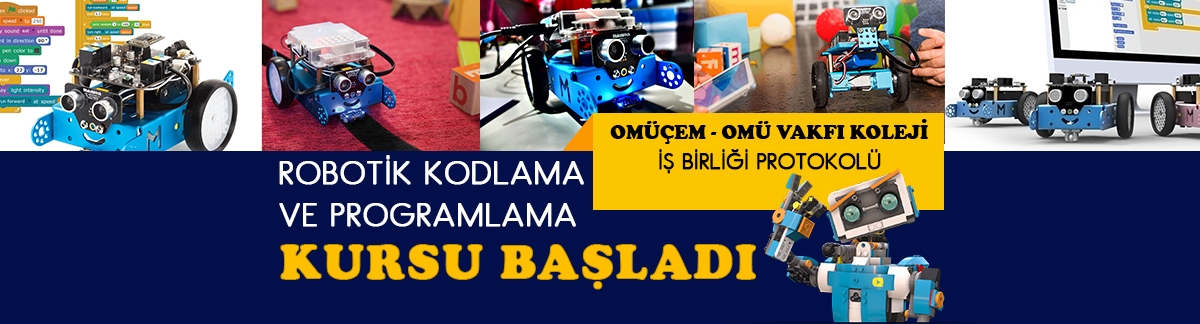 Robotik Kodlama ve Programlama Kursları Başladı